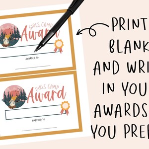 LDS Young Women, Girls Camp Awards, LDS Girls Camp, LDS Young Women ...