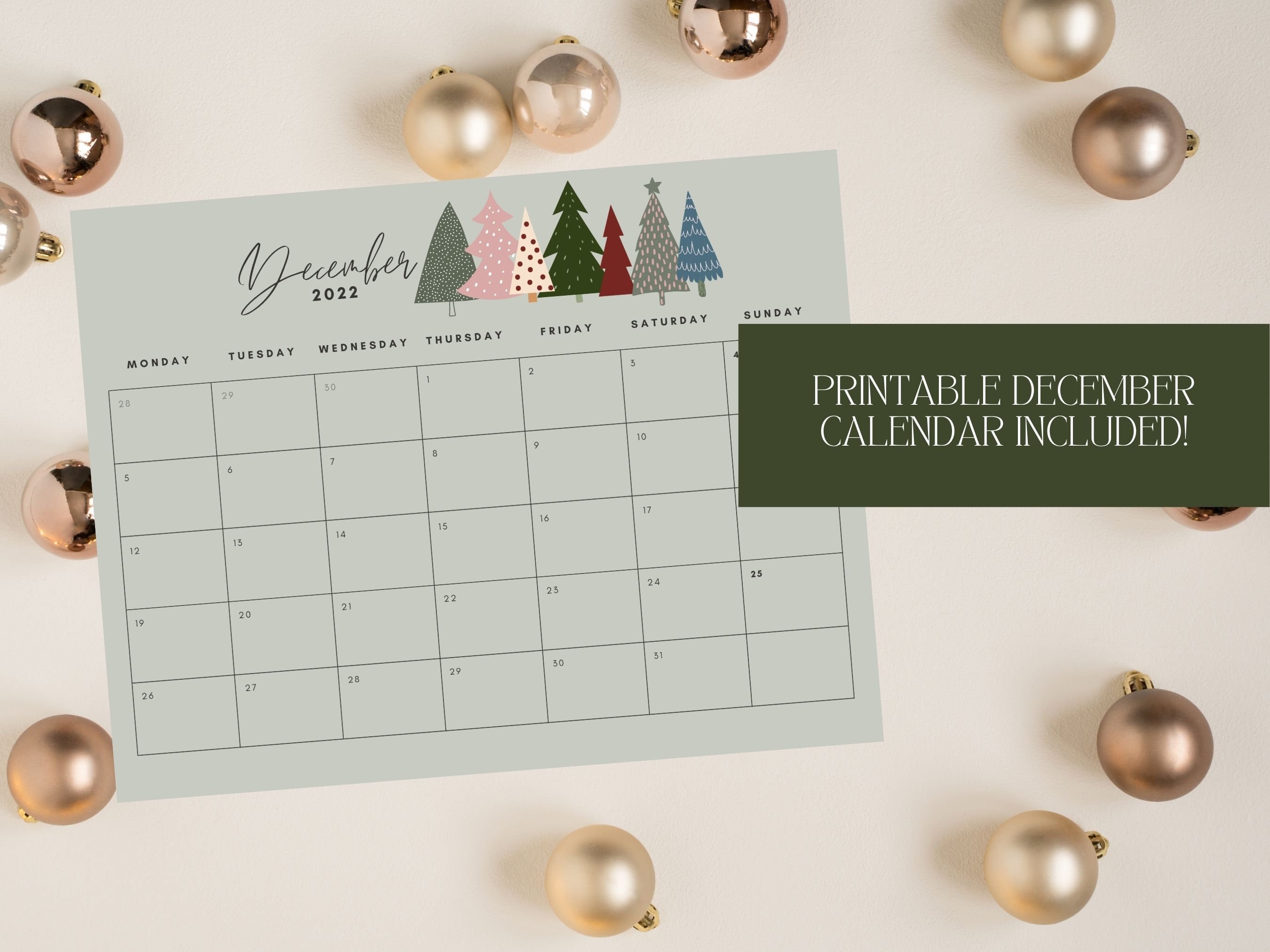 Christmas Advent Calendar Printable, Digital Christmas Advent Cards ...