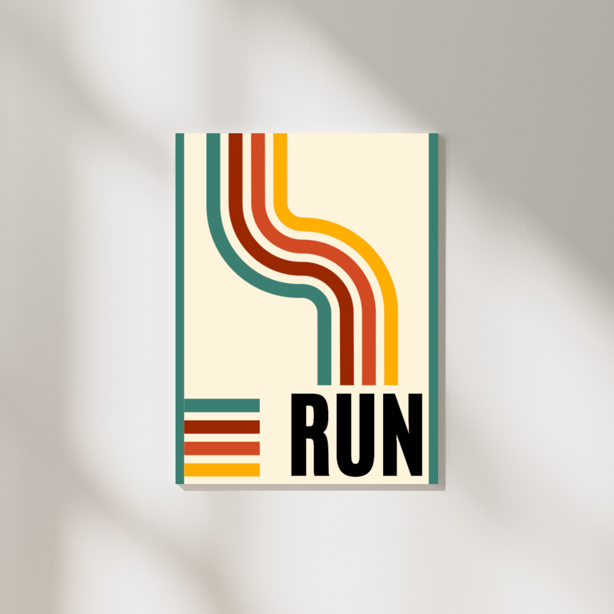 Inspirational Running Quote Printable Digital Wall Art for Runners Gym ...