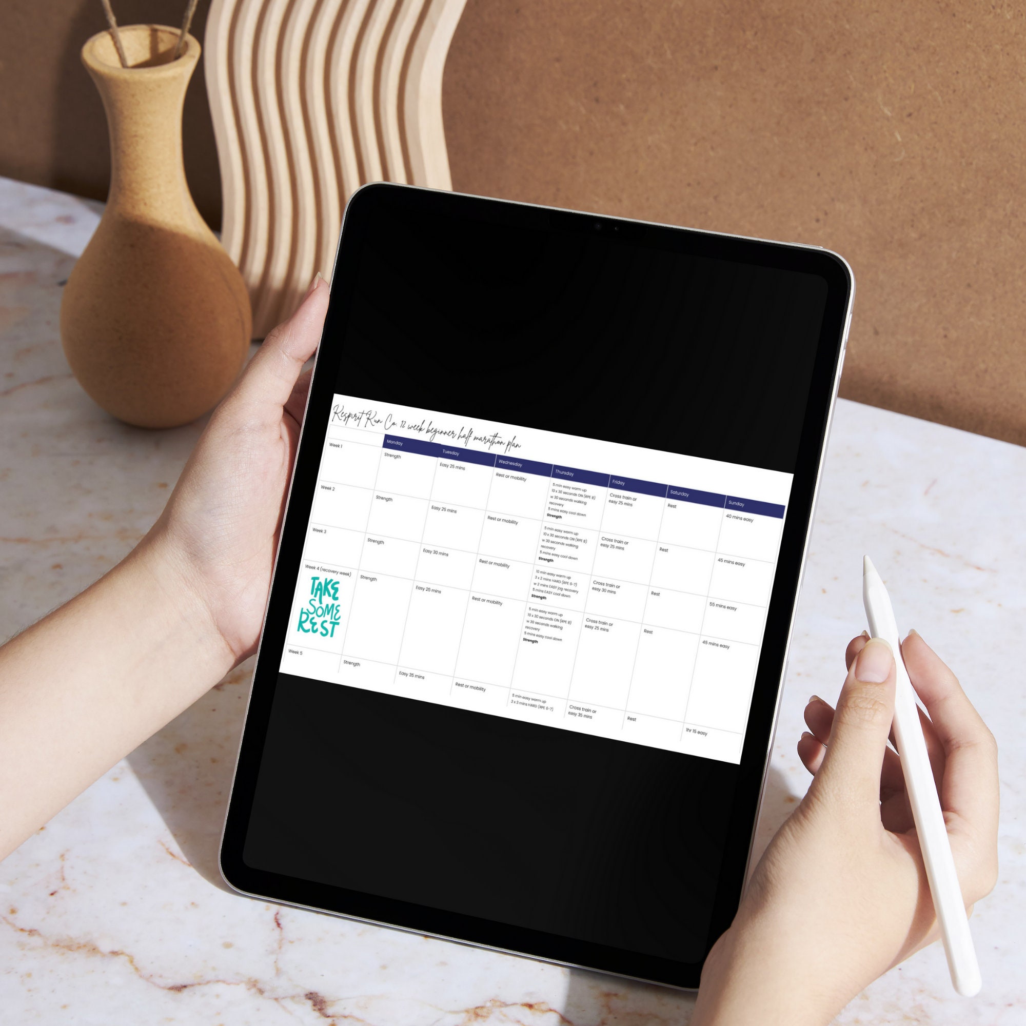 12-week Beginner Half Marathon Training Plan | Downloadable Running ...