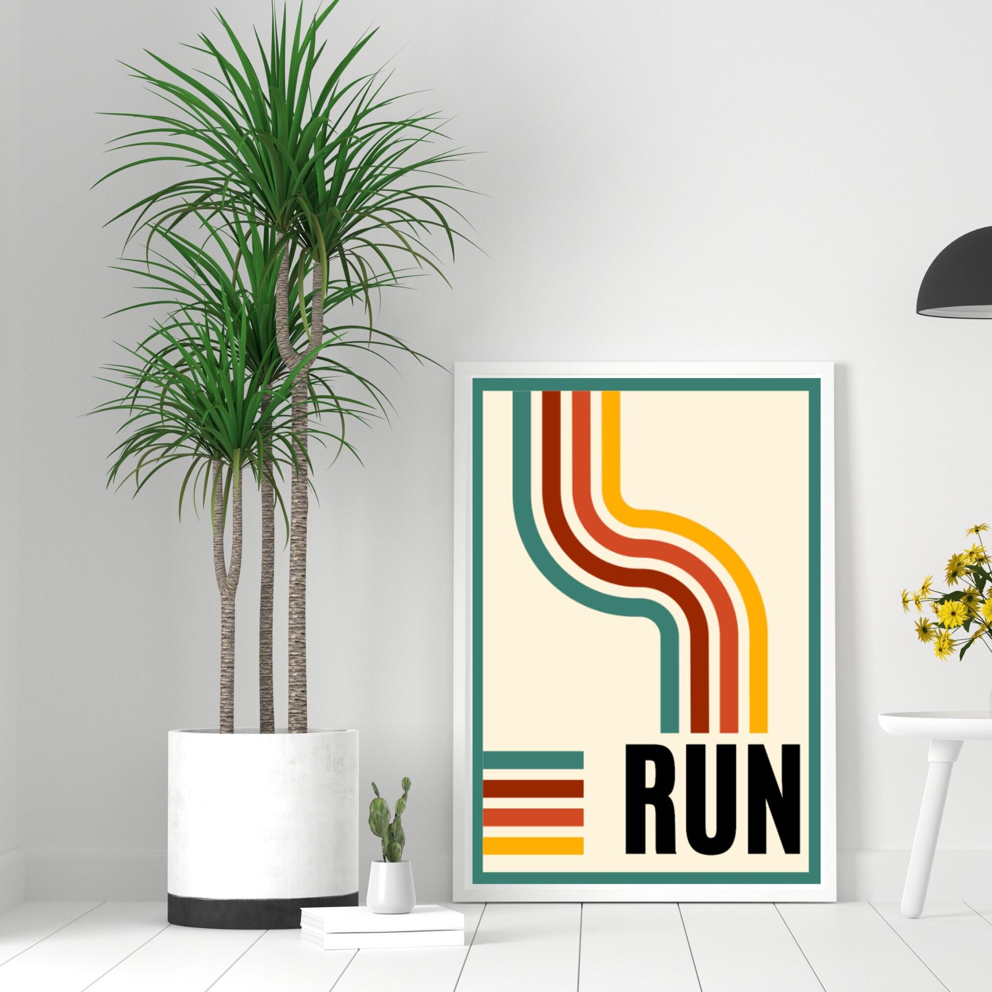 Inspirational Running Quote Printable Digital Wall Art for Runners Gym ...