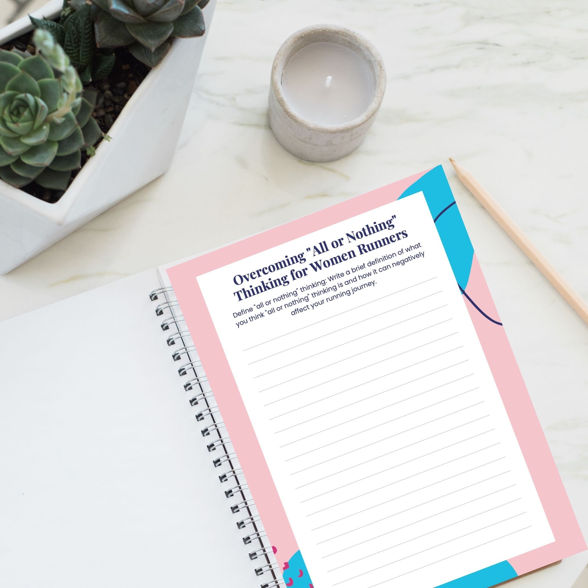 All-or-nothing Thinking Worksheet for Runners Digital Download PDF ...