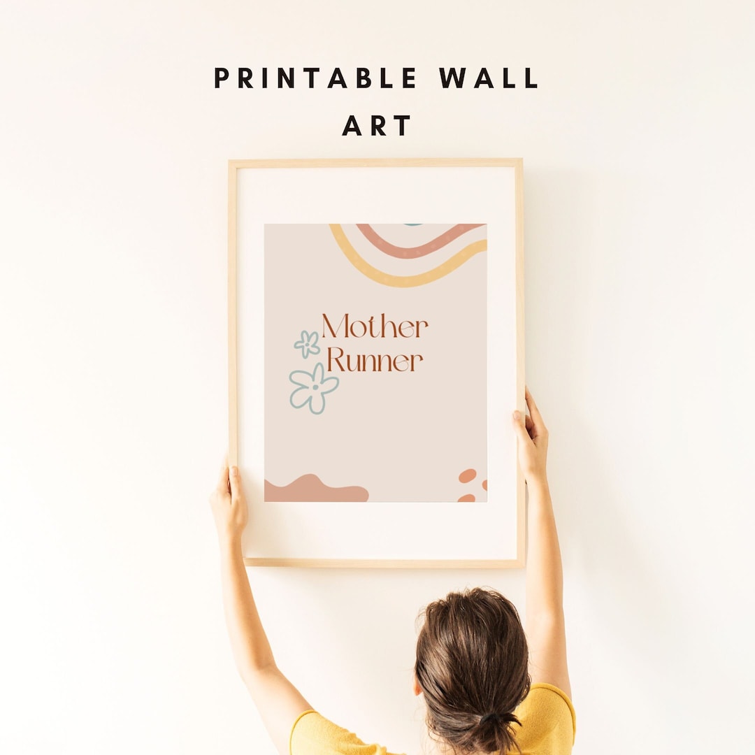 Inspirational Running Quote Printable | Digital Wall Art for Runners ...