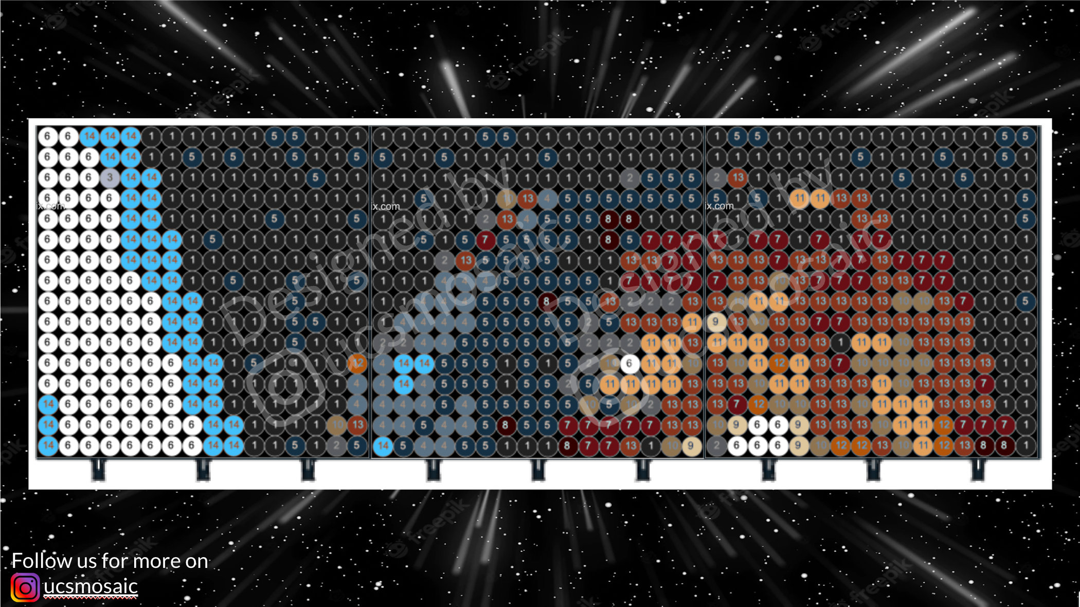 Custom Art Mosaic SW Instruction Manual OBWKNB by Ucsmosaic - Etsy