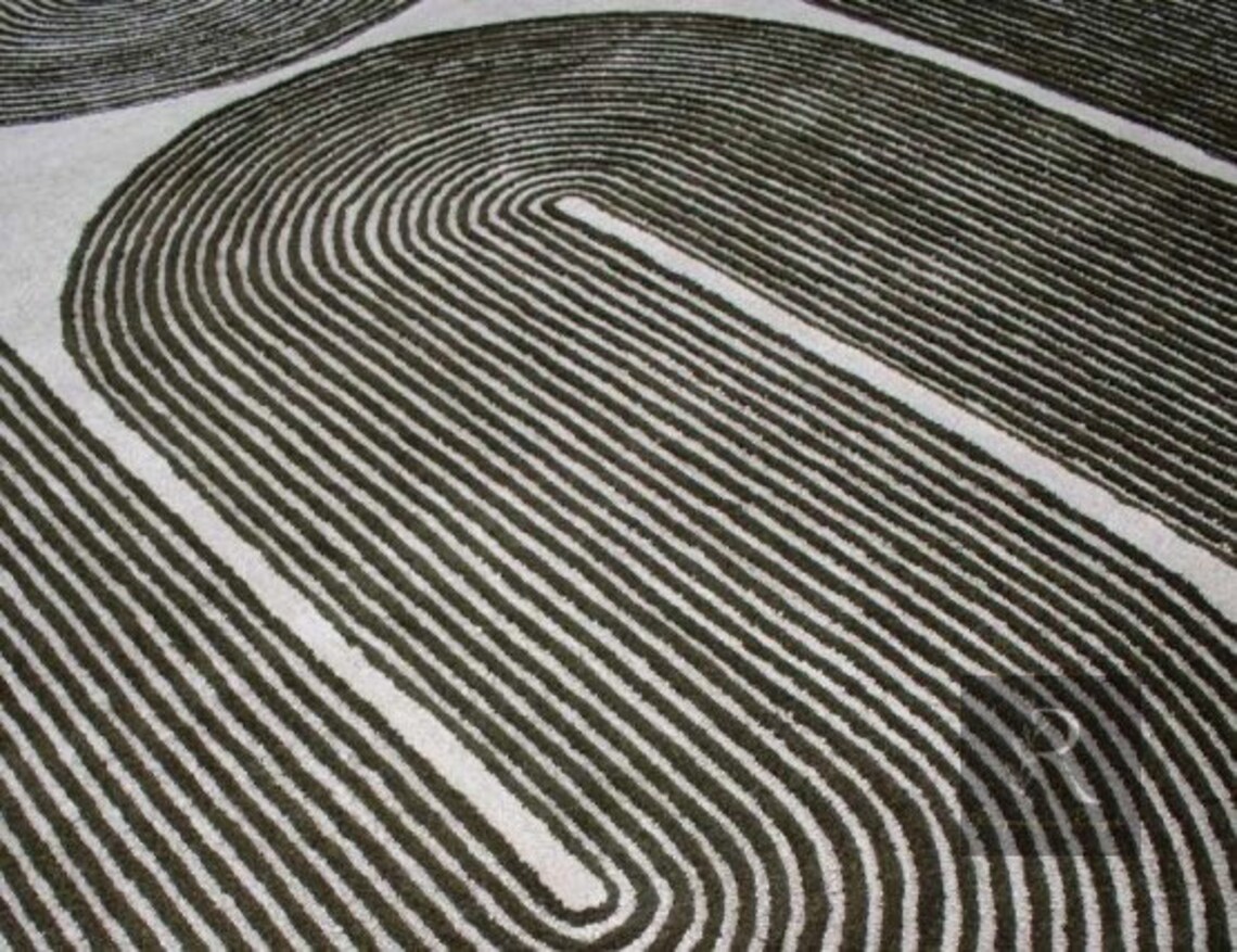 9X12 Hand Tufted Rug Handmade Top Quality Unique Area Rug in High Low ...