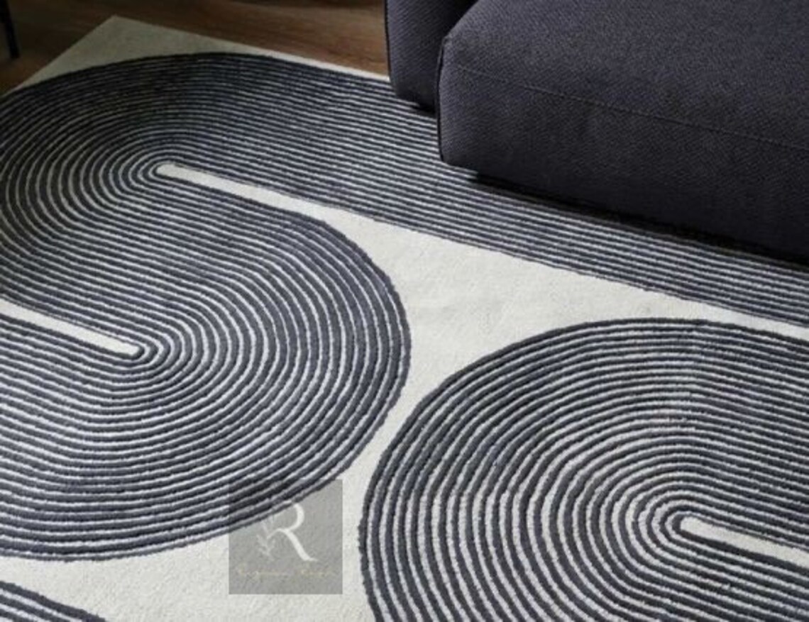 9X12 Hand Tufted Rug Handmade Top Quality Unique Area Rug in High Low ...