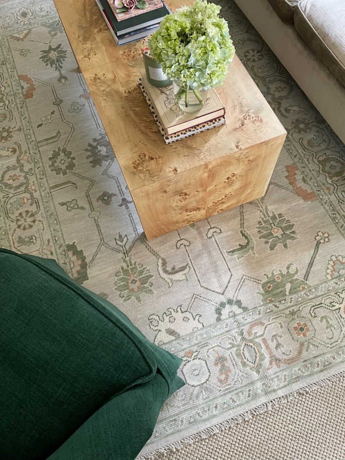 8x10/9x12 Oushak Rug Turkish Knot Rug Traditional HAND KNOTTED - Etsy