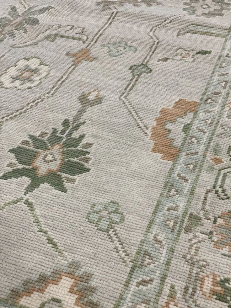 8x10/9x12 Oushak Rug Turkish Knot Rug Traditional HAND KNOTTED - Etsy