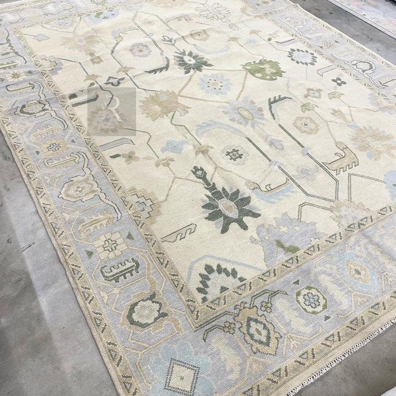 Oushak Rug 9x12 - Etsy