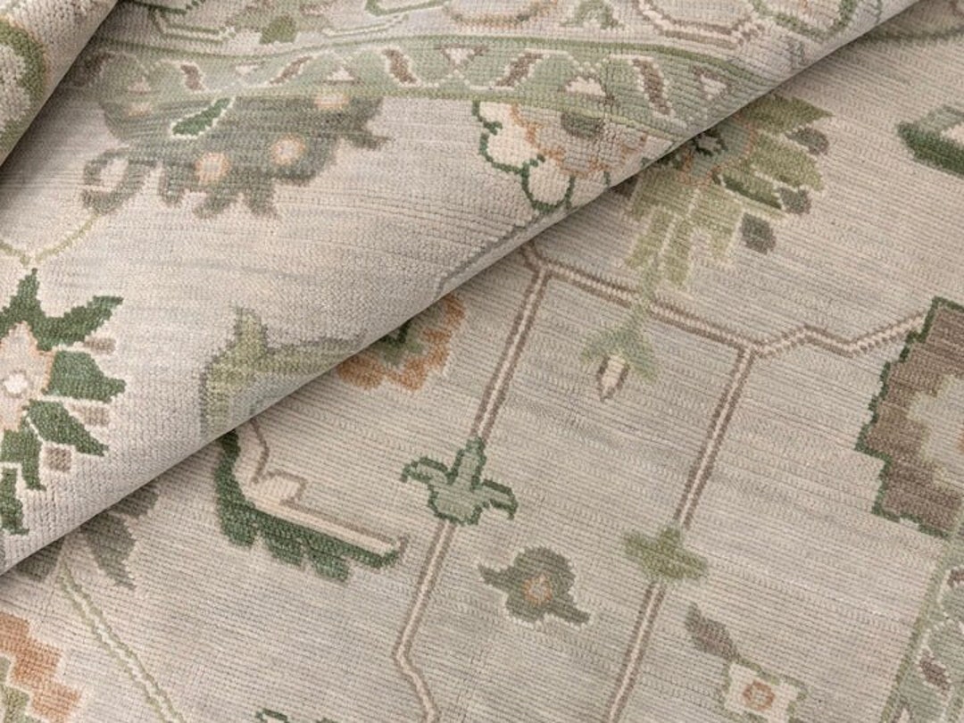 8x10/9x12 Oushak Rug Turkish Knot Rug Traditional HAND KNOTTED - Etsy