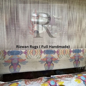 Oushak Rug 8x10 Modern Hand Knotted Turkish Knot White Large Area Rugs ...