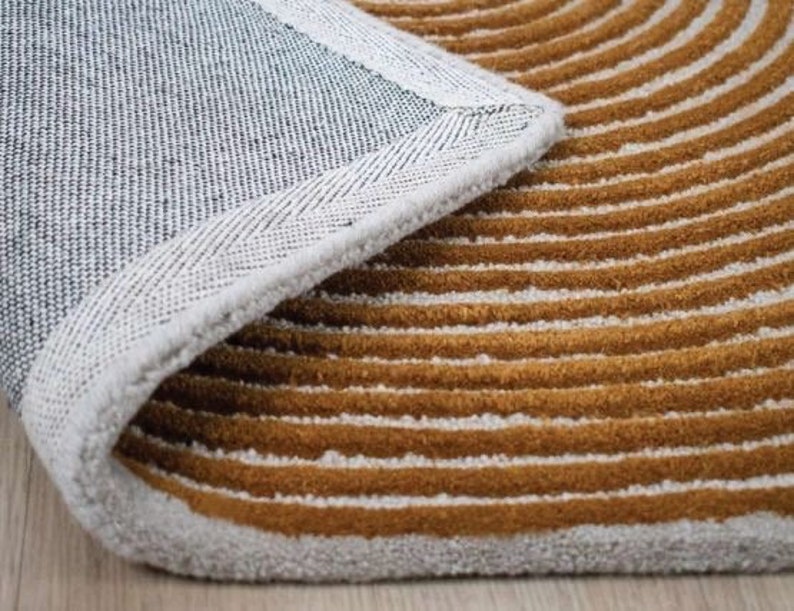 9X12 Hand Tufted Rug Handmade Top Quality Unique Area Rug in High Low ...