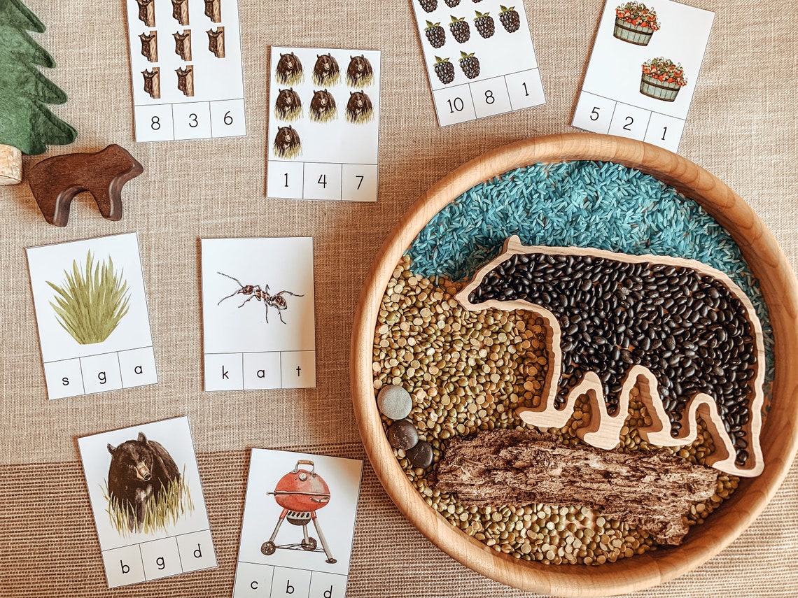 Black Bear Preschool Pack - Etsy