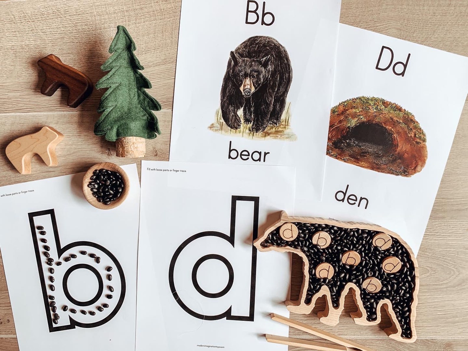 Black Bear Preschool Pack - Etsy