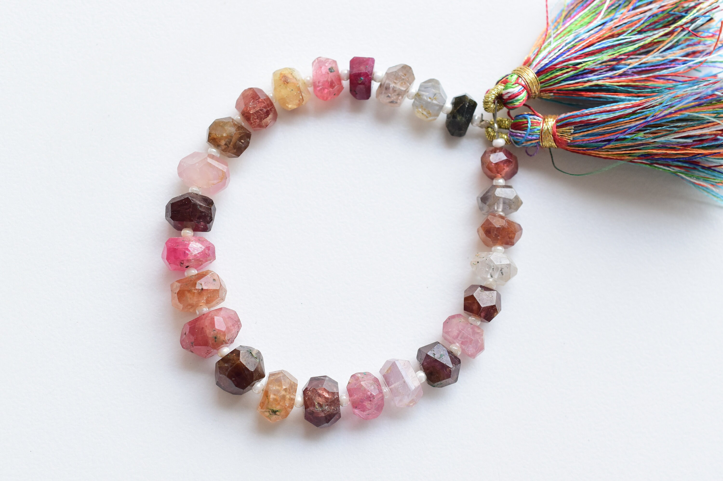 6 Inches Burmese Multi Spinel Tumble Cube Beads for Jewelry Making ...