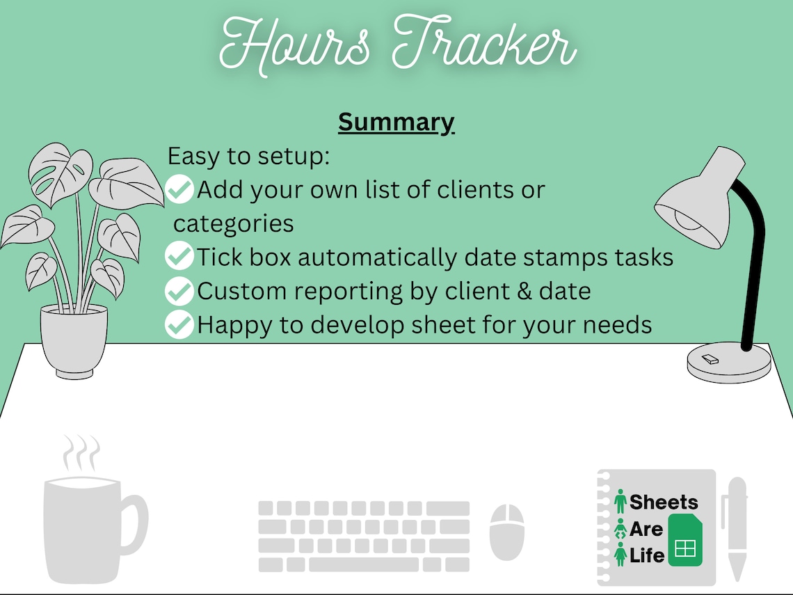 Hours Tracker | Google Sheets Dashboard | to Do Spreadsheet | To-do ...