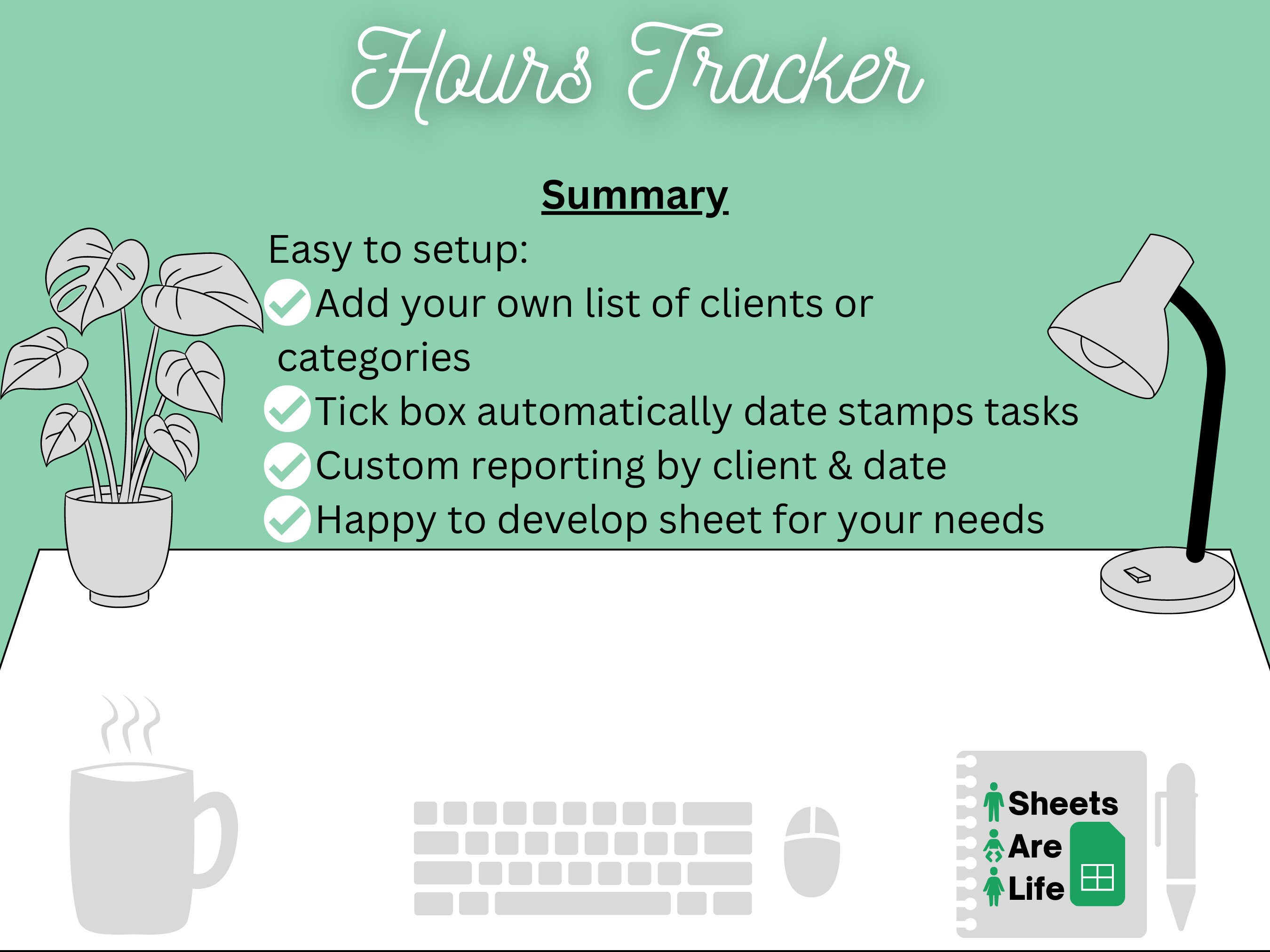 Hours Tracker | Google Sheets Dashboard | to Do Spreadsheet | To-do ...