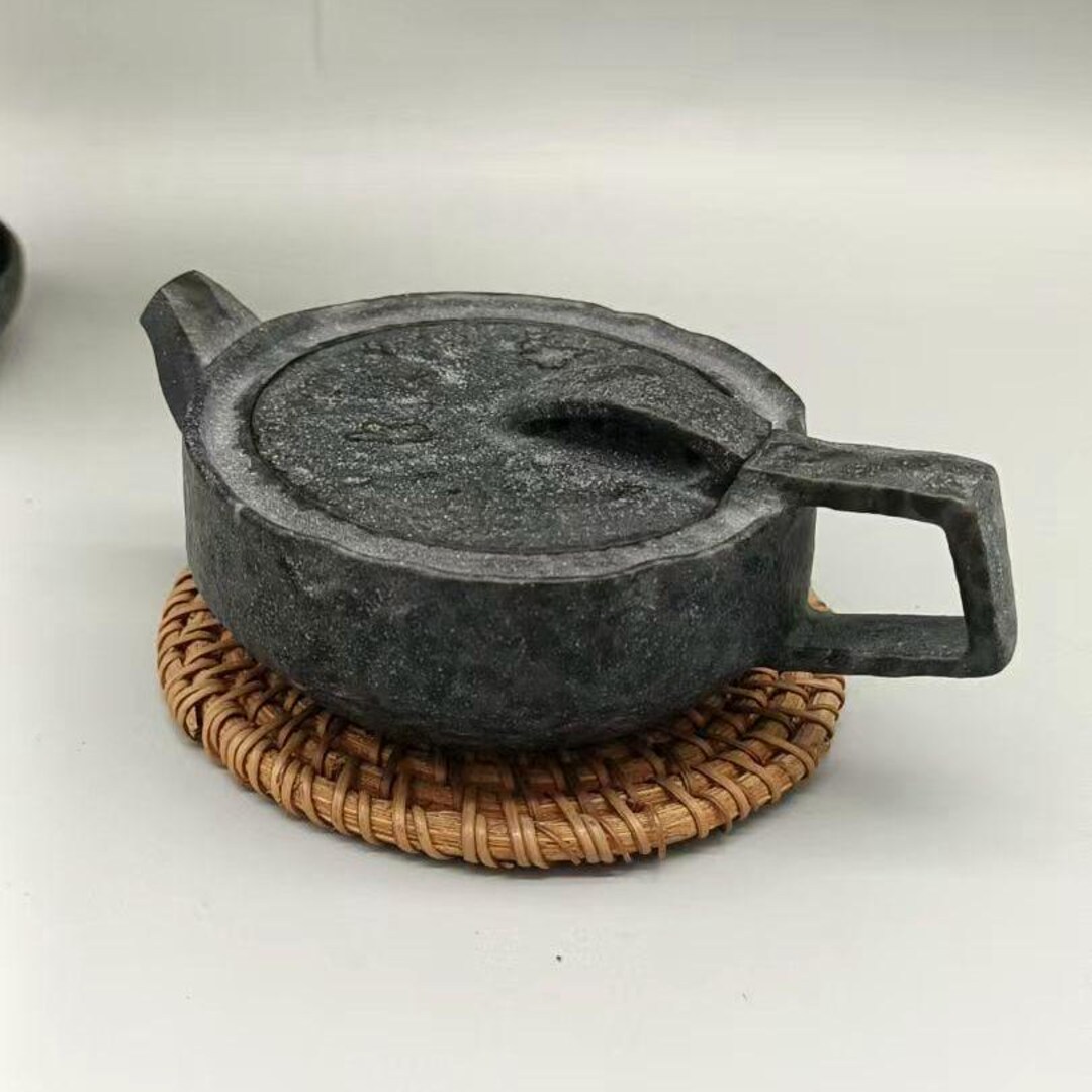 Wide-mouth Obsidian Teapot | 130ml for Whole Leaf Tea | Easy Clean ...