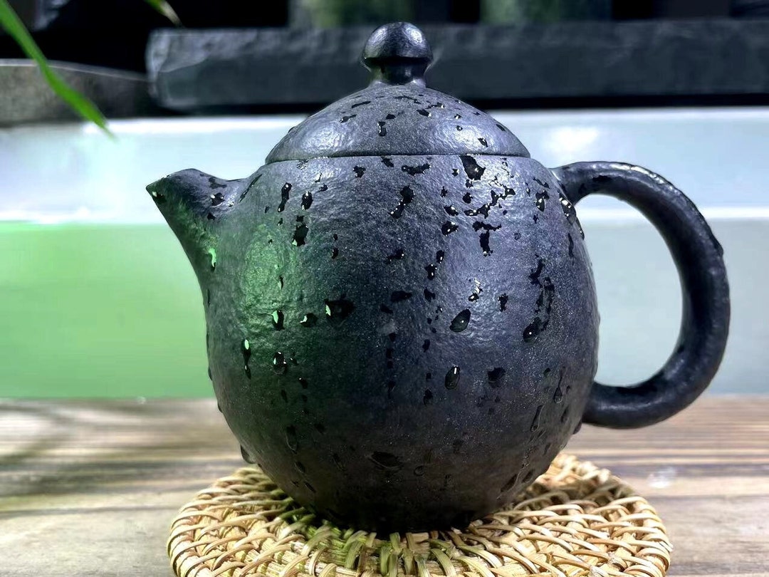 No-seasoning Obsidian Teapot | 220ml Plug-and-play | 260g Low ...