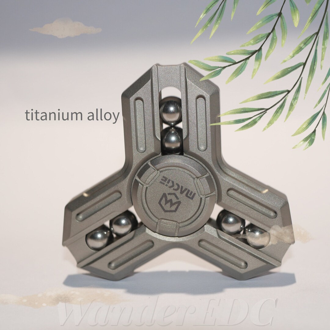 Knight 2.0 Three-leaf EDC Fingertip Gyro Titanium Alloy - Etsy
