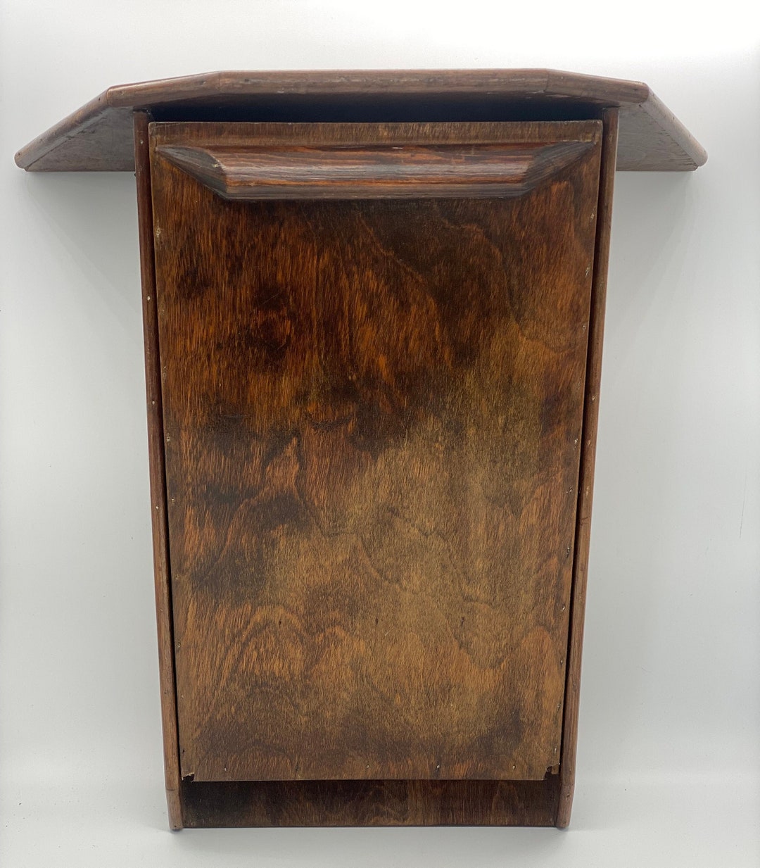 Solid Wood Vintage Art Deco Telephone Stand With Sliding Drawer for ...