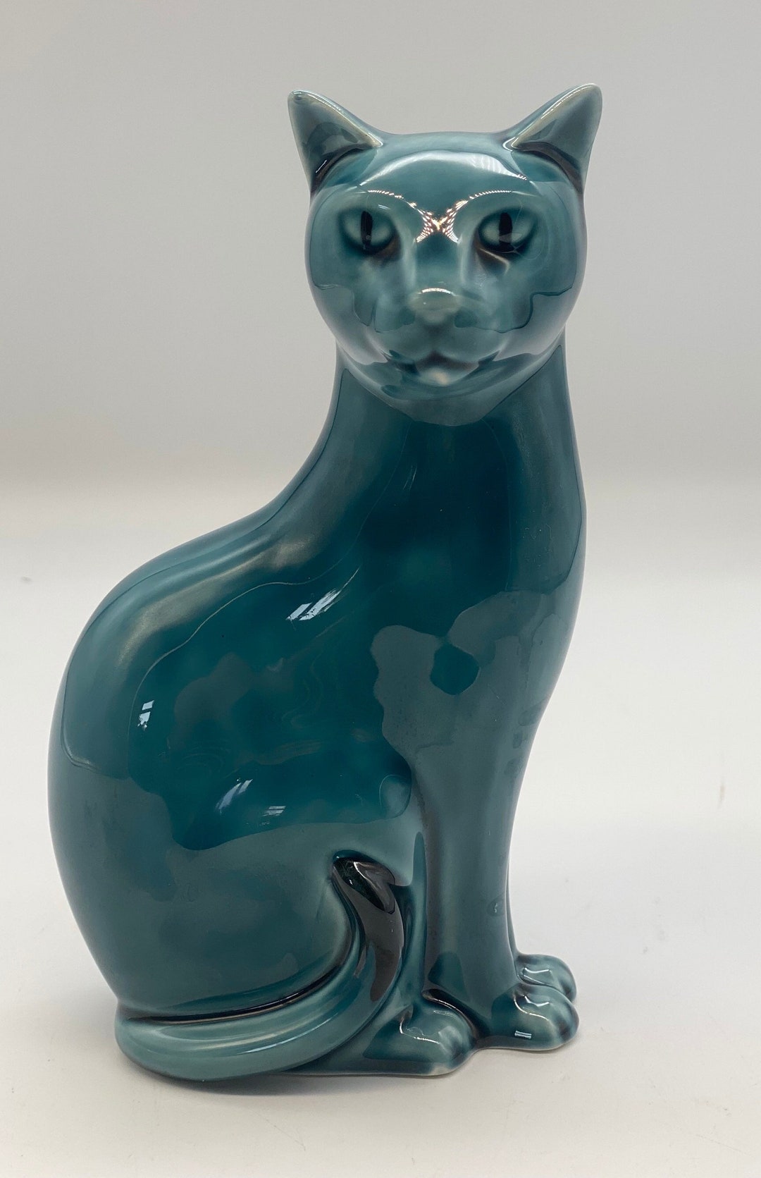 Vintage Poole Pottery Blue Siamese Cat in Wonderful Condition. Height ...