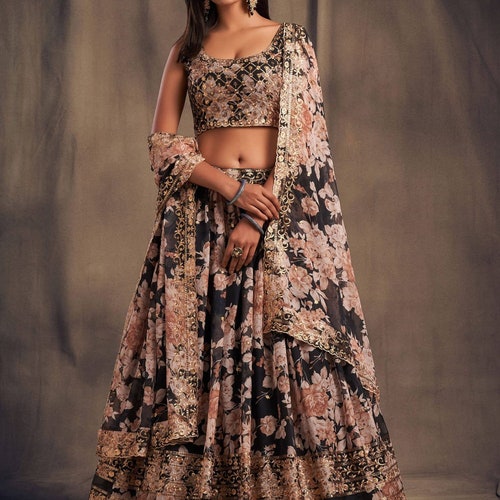 Green Lehenga Choli for Women Indian Wedding Wear Bridal Party - Etsy