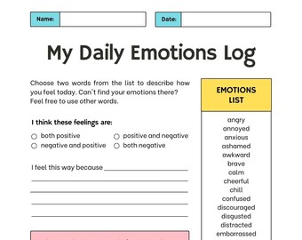 Mental Health Check In - Etsy