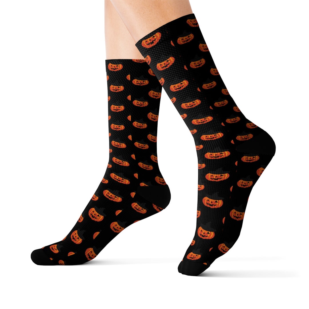 Halloween Spooky Socks Spooky Socks Halloween T Ideas Etsy