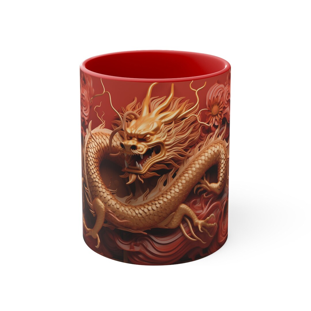 Year of the Dragon 2024 Chinese New Year Coffee Mug, 11oz - Etsy