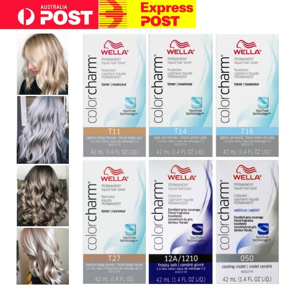 Wella Color Charm Permanent Liquid Toner T11 / T14 / T18 / T27 - Etsy