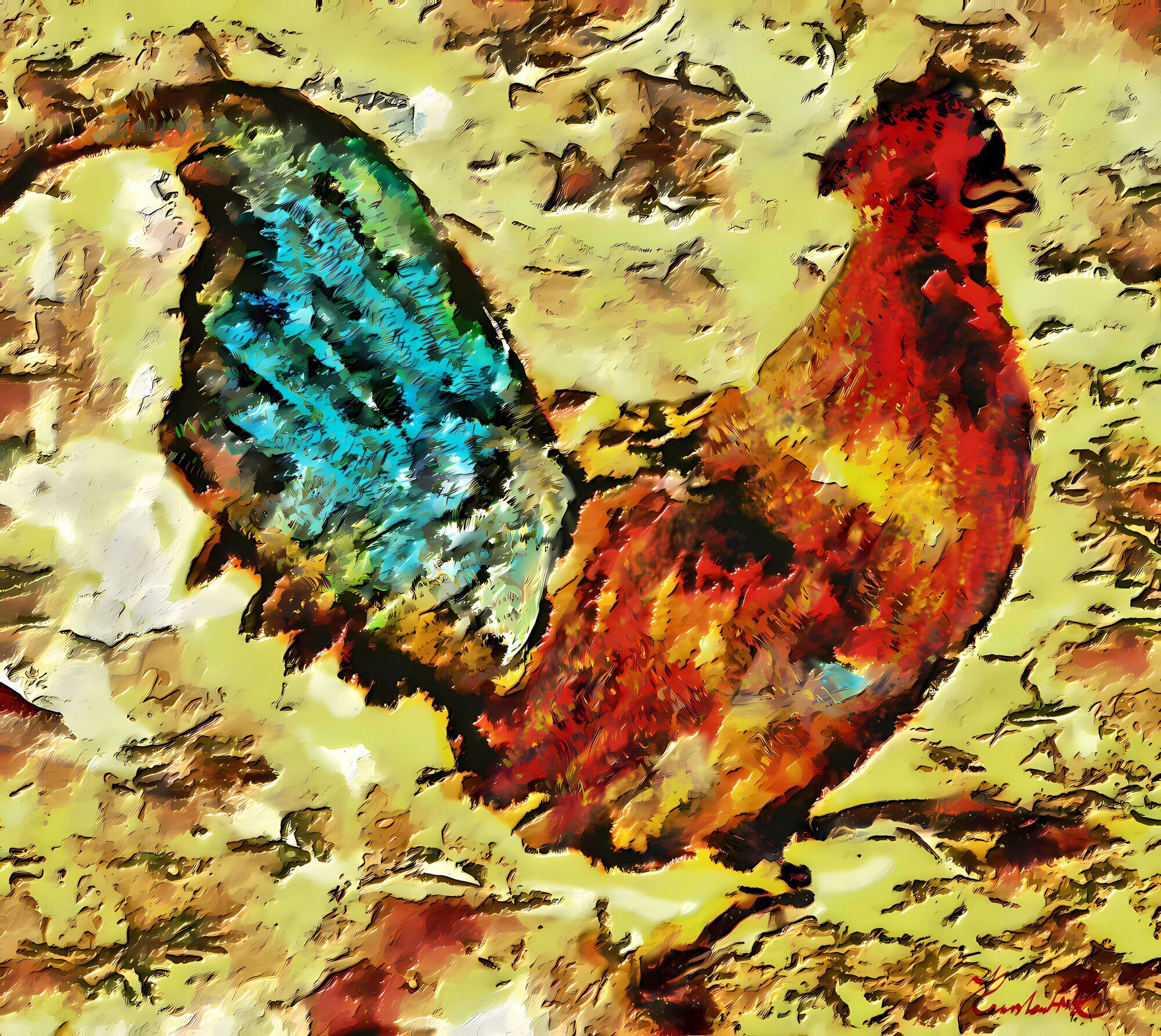 Maui Rooster Downloadable File - Etsy