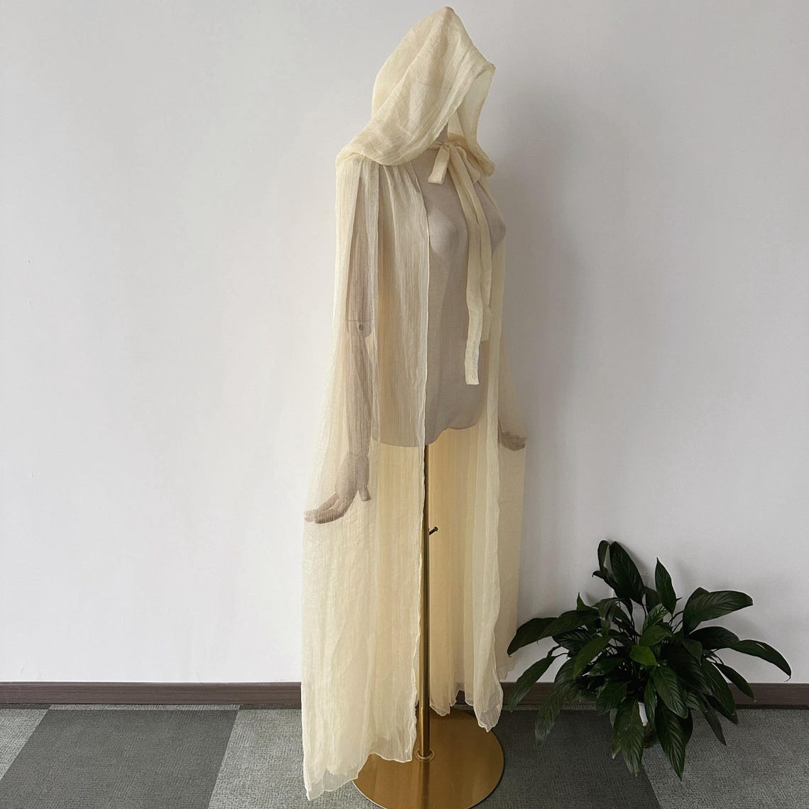 Light Yellow Halloween Cosplay Cloak. Custom Colors Cloak for Adults ...