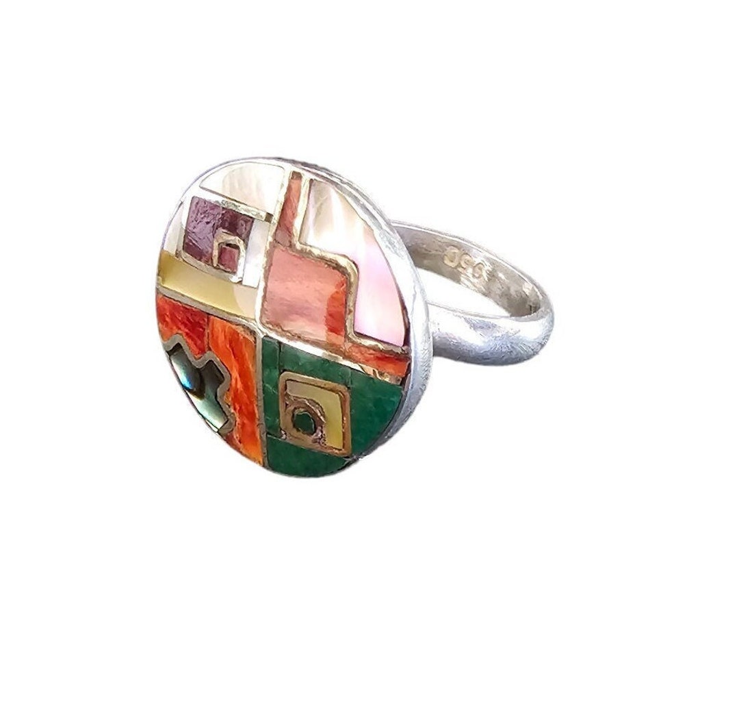 Beautiful Inca Calendar Ring-peruvian High Quality Silver: 950 - Etsy