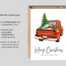 Printable Christmas Card, Xmas Card Printable, Christmas Card With Red ...