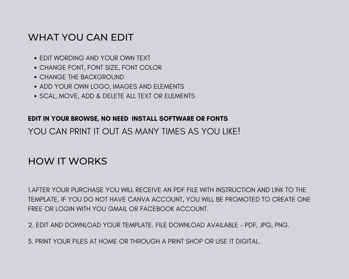 Restaurant Menu Template, Editable Food Menu Template, Restaurant Price ...