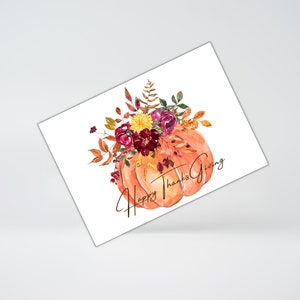 Printable Thanksgiving Card + Template, Happy Thanksgiving Card, Fall ...