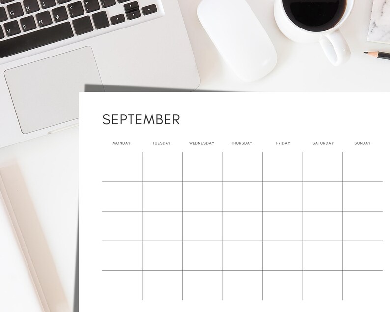 Onenote Printable Planner | Printable Monthly Calendar | 2022, 2023 ...