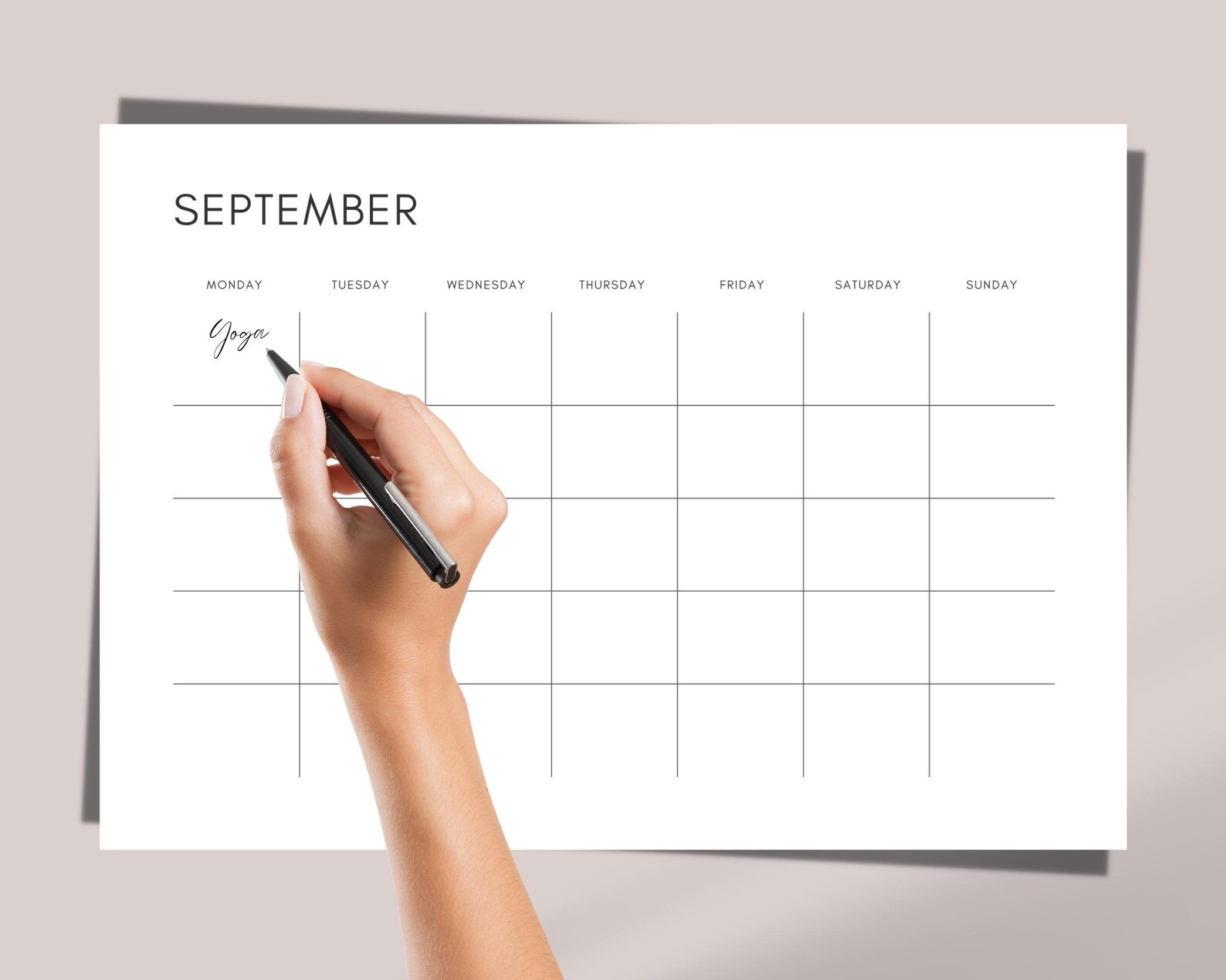 Onenote Printable Planner | Printable Monthly Calendar | 2022, 2023 ...