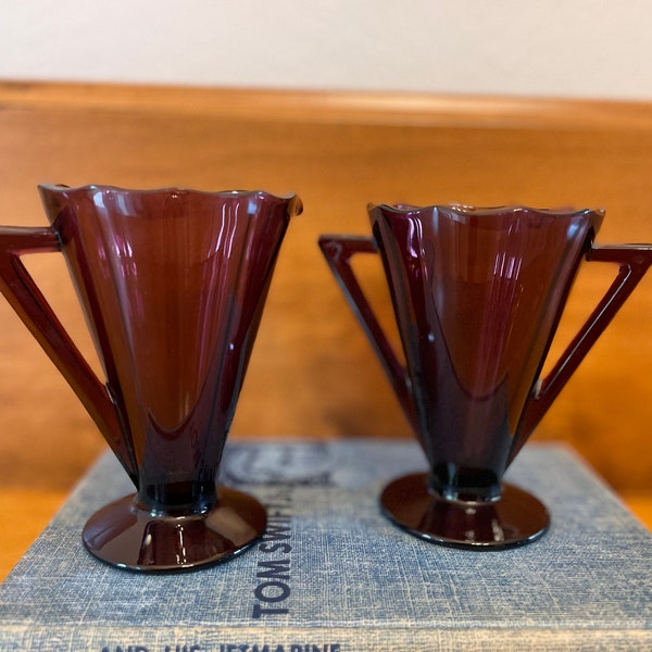 Purple Depression Glass - Etsy