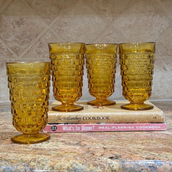 Amber Gold Glass Etsy