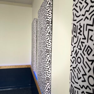Acoustic SOUND Panels 24" X48" Geometric Pattern Studio Rockwool ...