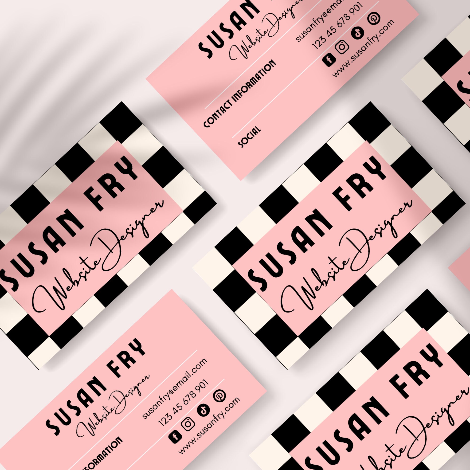 Retro Business Card Template Groovy Business Card Editable - Etsy