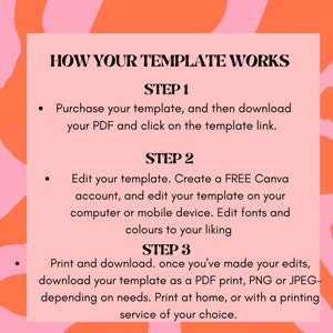 Retro Business Card Template, Groovy Business Card, Editable Canva ...