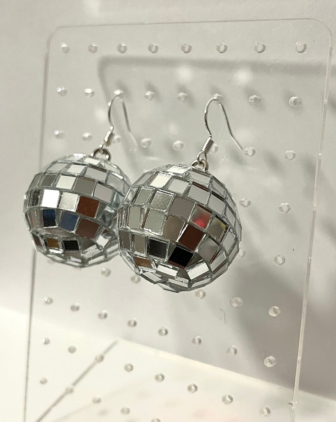 Disco Ball Earrings Festival Rave Earrings - Etsy