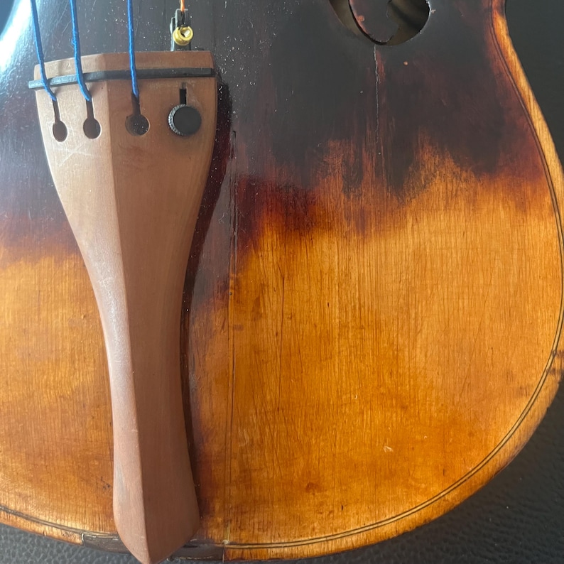Bavarian Lion Head Violin Around 1850, Antique Violin Vintage String ...
