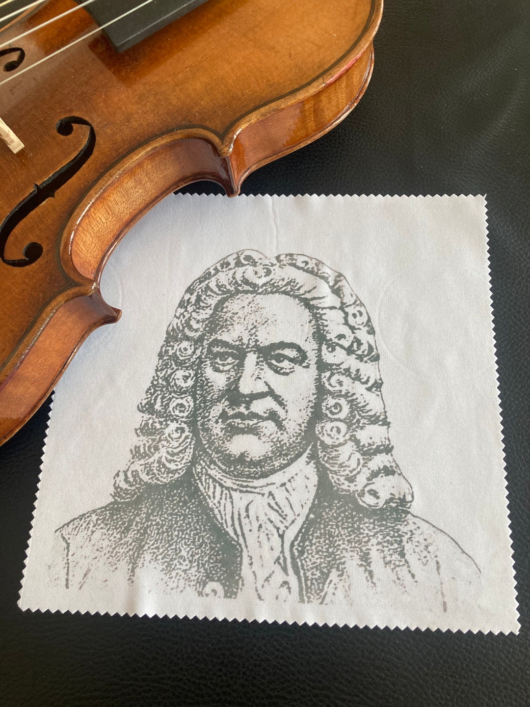 J. S. Bach Violin Cleaning Cloth, High-quality Polishing Cloth, Varnish ...