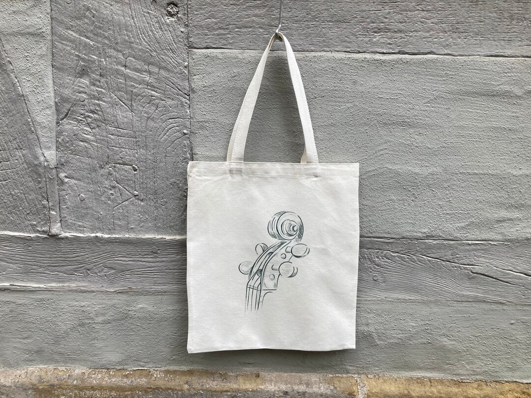 Viola Fabric Bag, Hand-printed Fabric Bag, Viola Music Bag, Violist ...