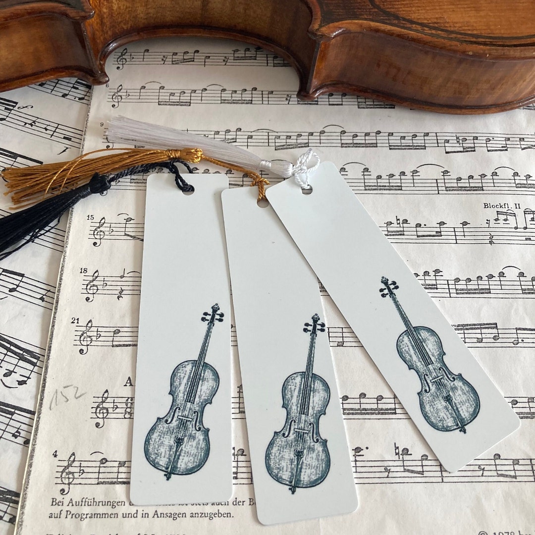 Cello Bookmark Book Music Bookmark Metal Cello Teacher Gift Idea Book ...