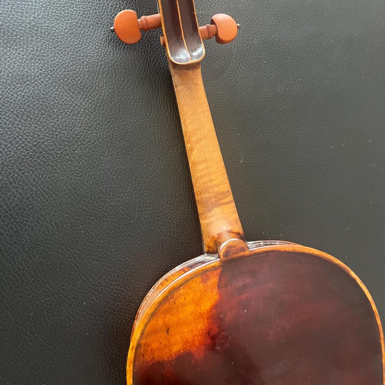 Bavarian Lion Head Violin Around 1850, Antique Violin Vintage String ...